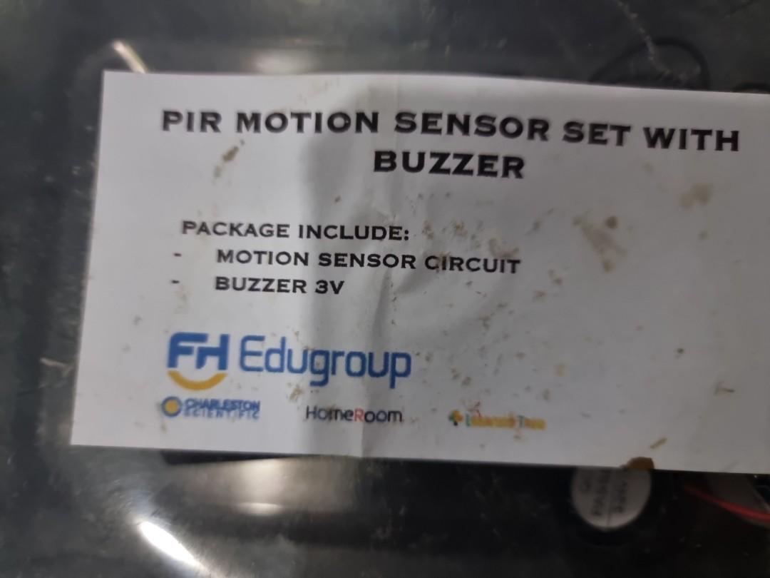 Motion Sensor set with buzzer, Hobbies & Toys, Toys & Games on Carousell