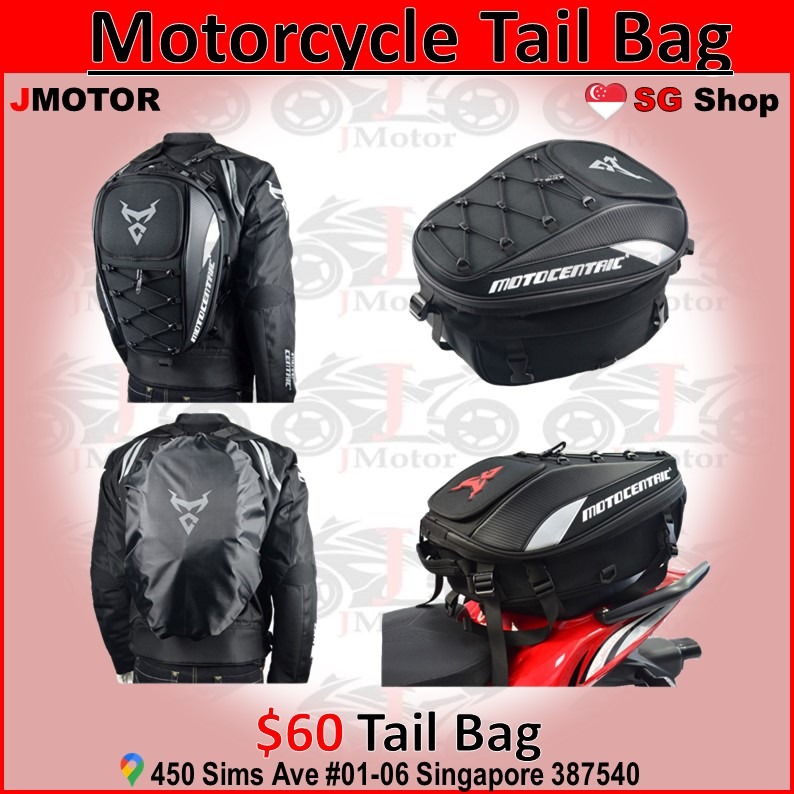 motorcycle tail bag universal tail bag, Motorcycles, Motorcycle ...