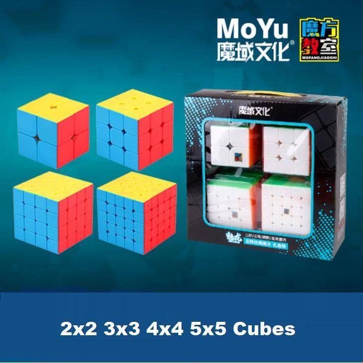 MoYu Speed Cube Magic Cube 2x2, 3x3, 4x4, 5x5, 6x6 pyramid, Megaminx, Skew, macaron color, RS3M ...