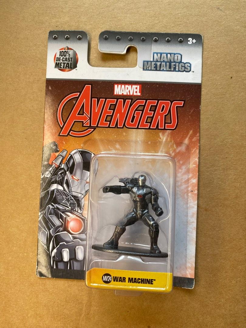 Nano metalfigs marvel war machine spider-man iron man spider-girl ...