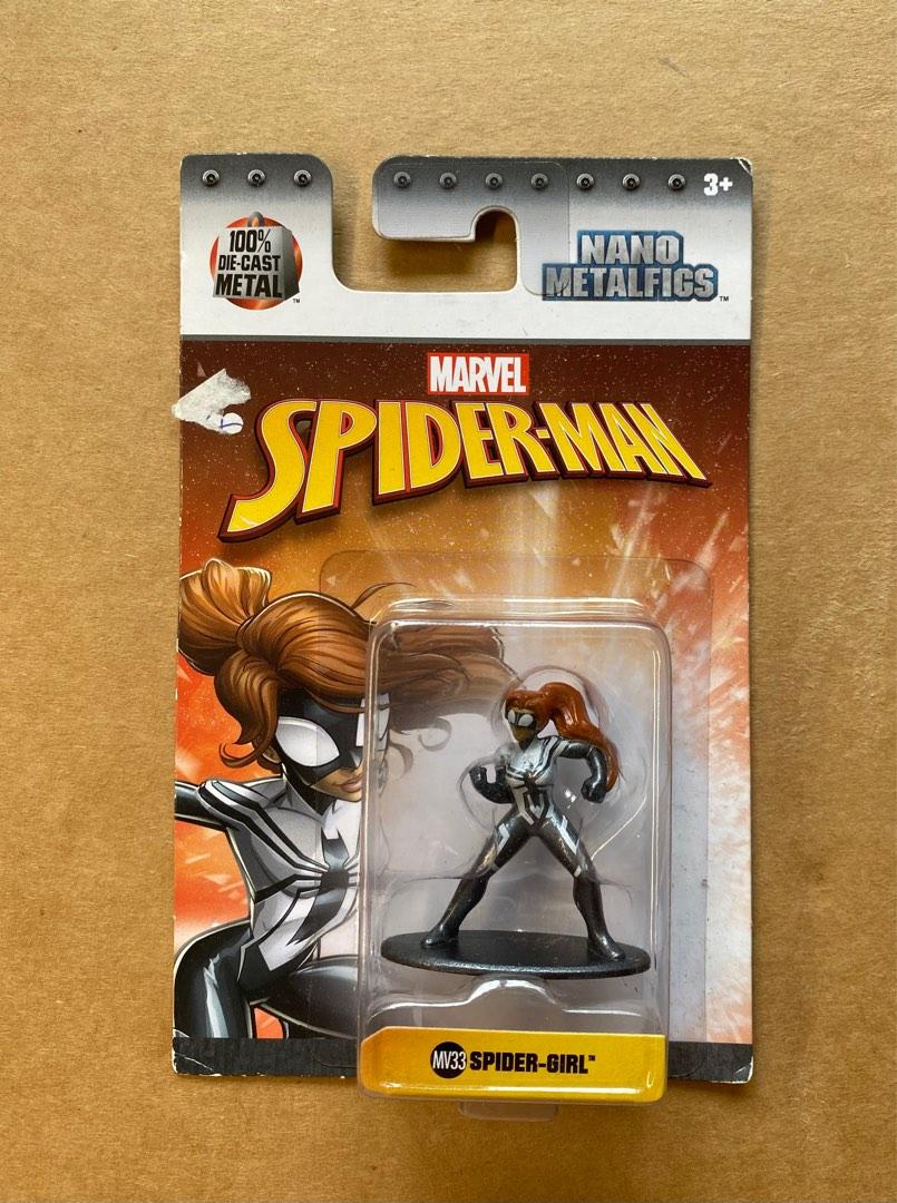 Nano metalfigs marvel war machine spider-man iron man spider-girl ...