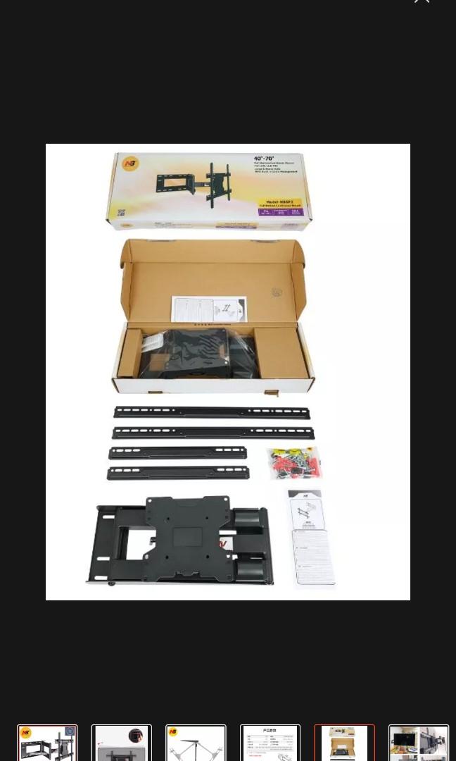 NB SP2 North Bayou Rotatable TV Mount Extendable to 712mm, TV & Home ...
