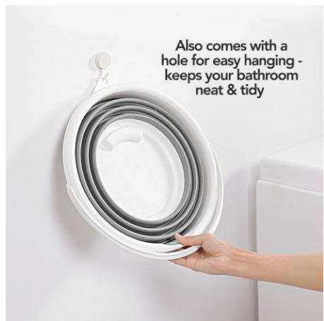 New & Improved Space Saving Multi-Purpose Collapsible Pail 10L ...