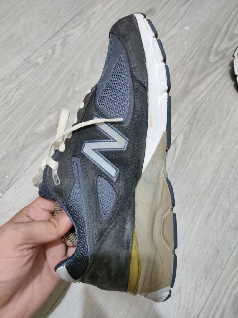 New Balance 990v4 Navy x KITH vibe, Men's Fashion, Footwear, Sneakers ...