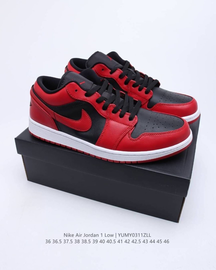 Nike Air Jordan 1 Low GS"Mustard White"AJ1 Vintage style Men's and ...