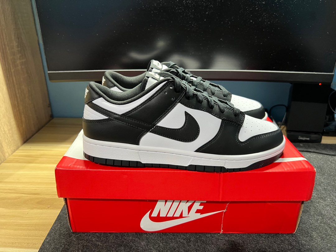 Nike Dunk Low Panda, Men's Fashion, Footwear, Sneakers on Carousell