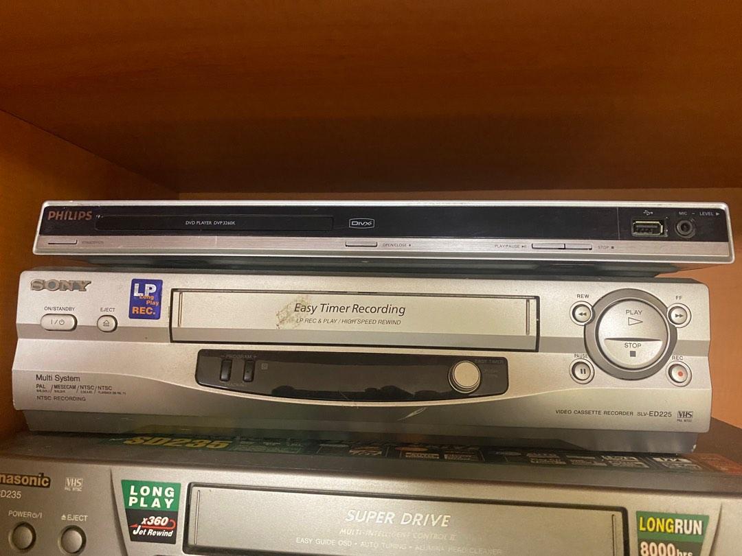 Old School VCR player , DVD player and AV Receiver, TV & Home ...