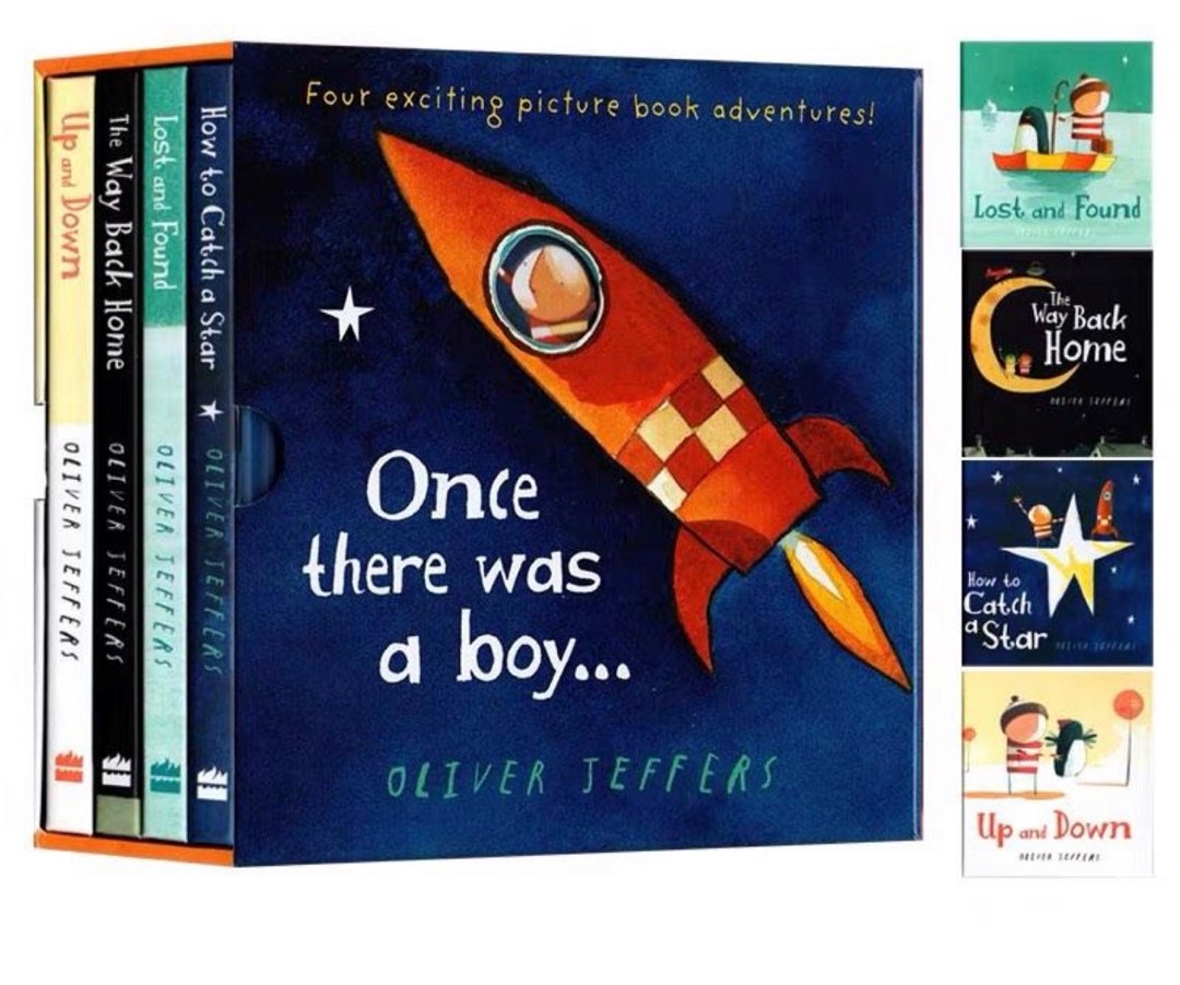 Oliver Jeffers Story Book collection - 4 books, Hobbies & Toys, Books ...