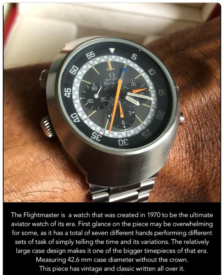 Omega Flight Master circa 1970, Men's Fashion, Watches & Accessories ...