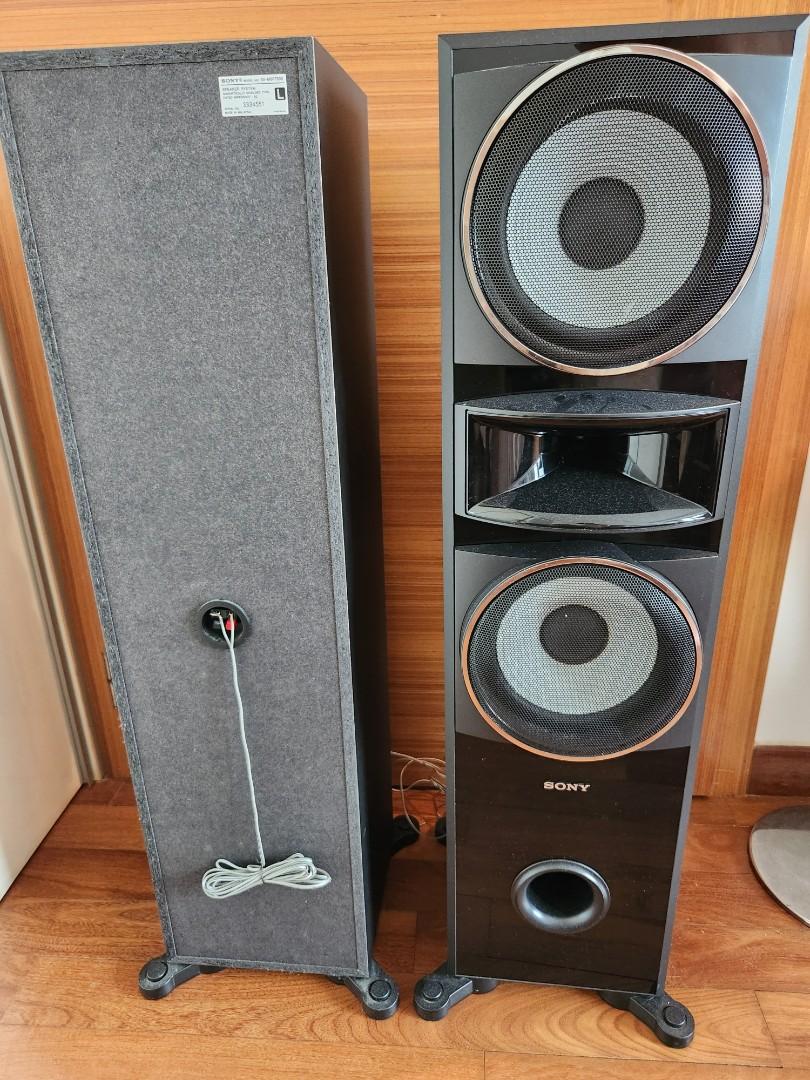 Pair of SONY floor standing speaker 6 ohm SS-MSP7500, Audio, Soundbars ...