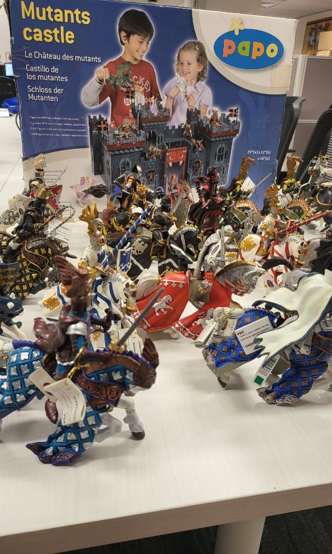 Papo mutants Castle with solders figurines, Hobbies & Toys, Toys ...
