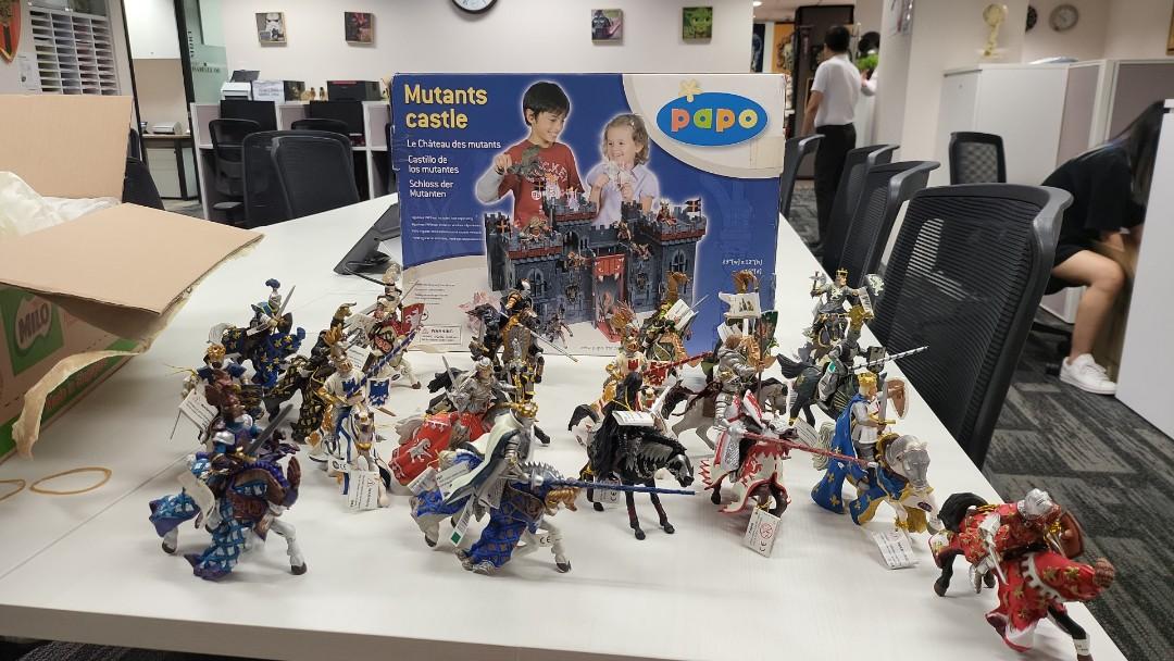 Papo mutants Castle with solders figurines, Hobbies & Toys, Toys ...