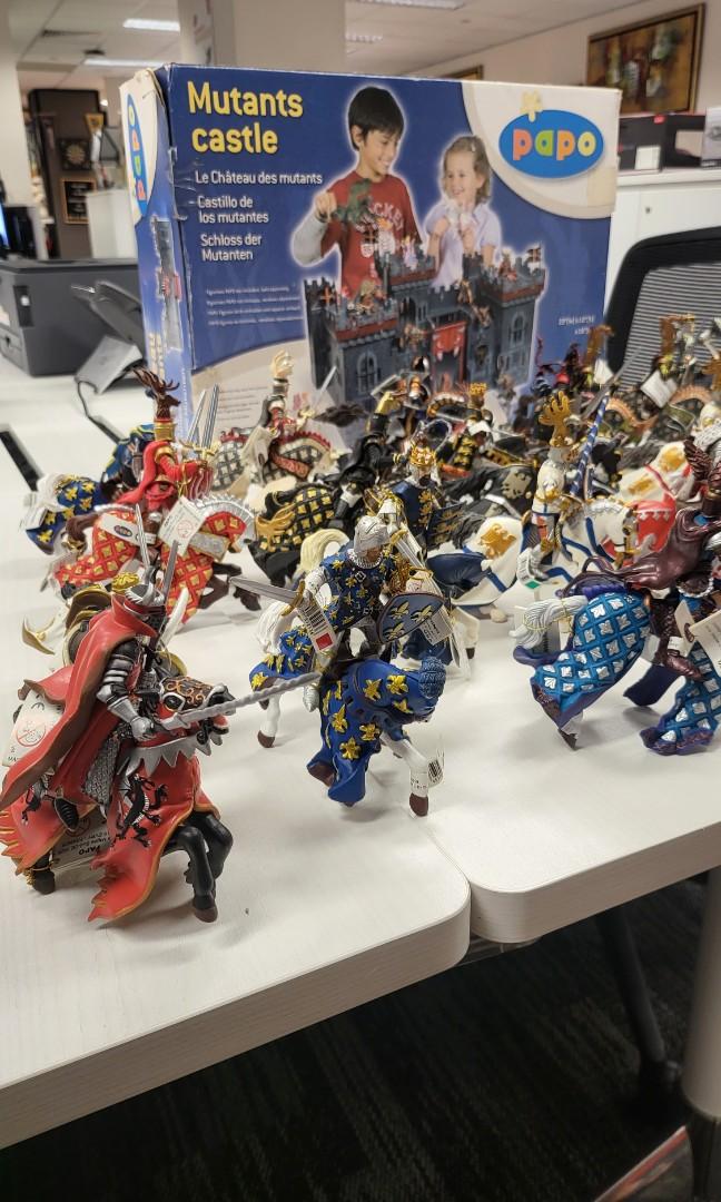 Papo mutants Castle with solders figurines, Hobbies & Toys, Toys ...