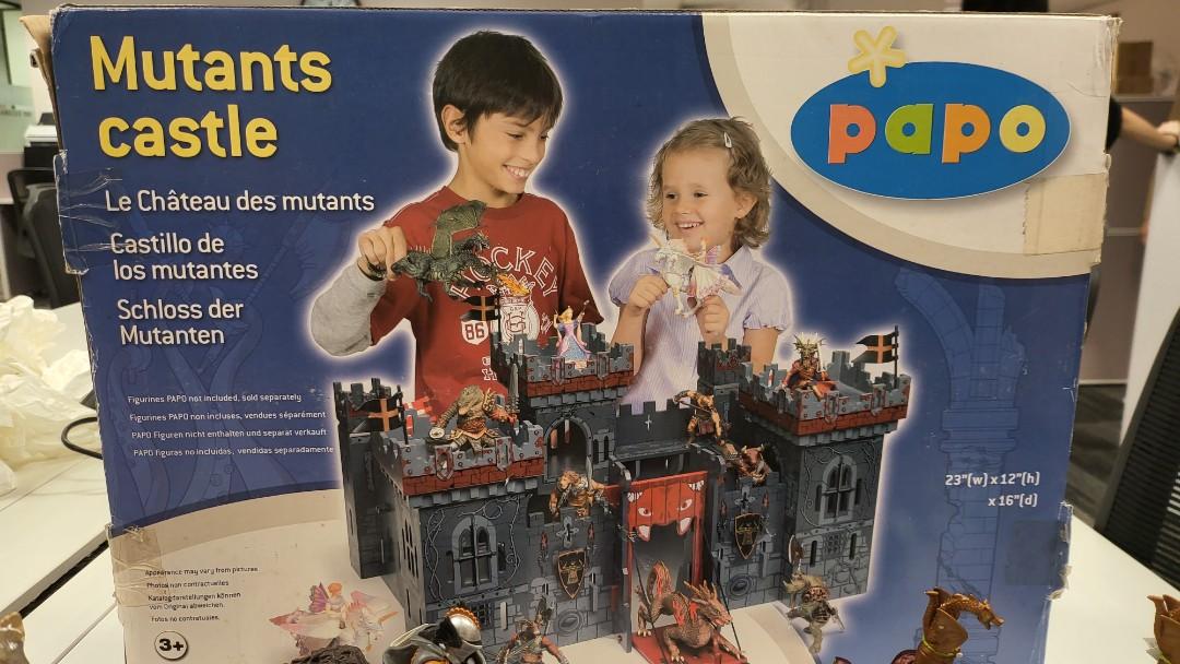 Papo mutants Castle with solders figurines, Hobbies & Toys, Toys ...