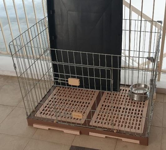 Dog cage - easy cleaning cage has it a separate pull out tray. Can use ...