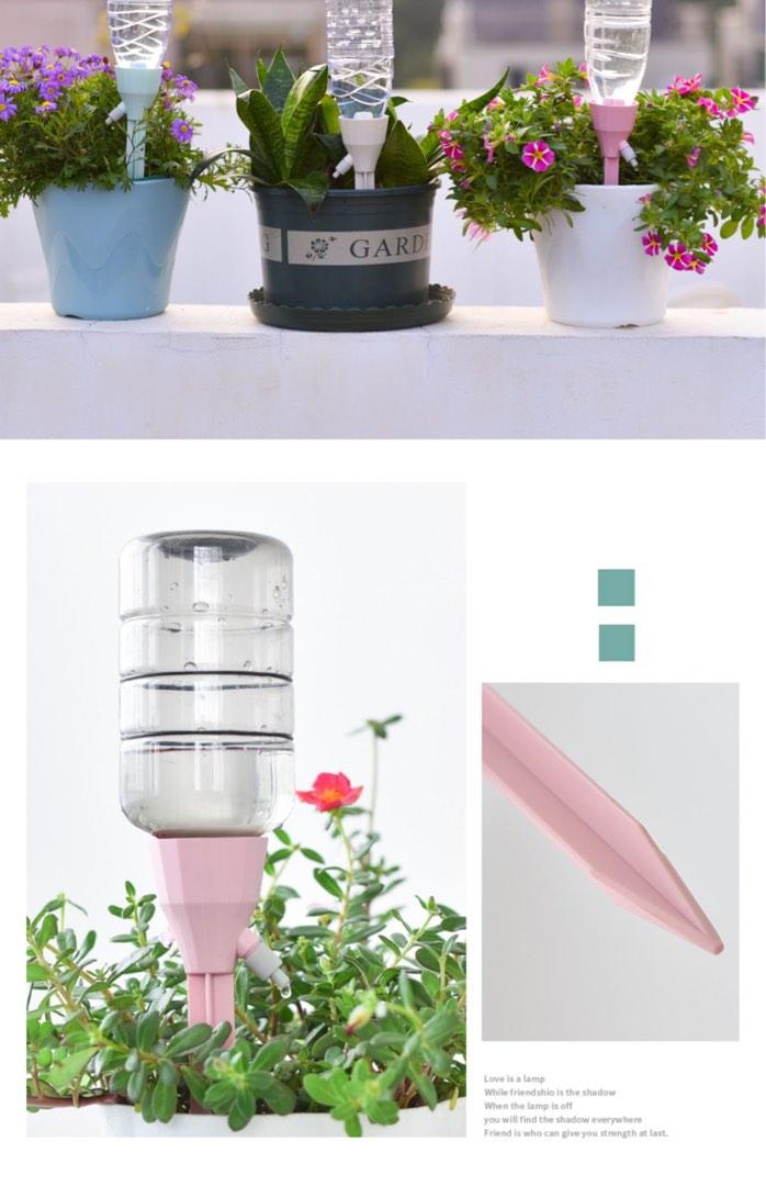Plant self watering device with adjustable switch (bottle included ...