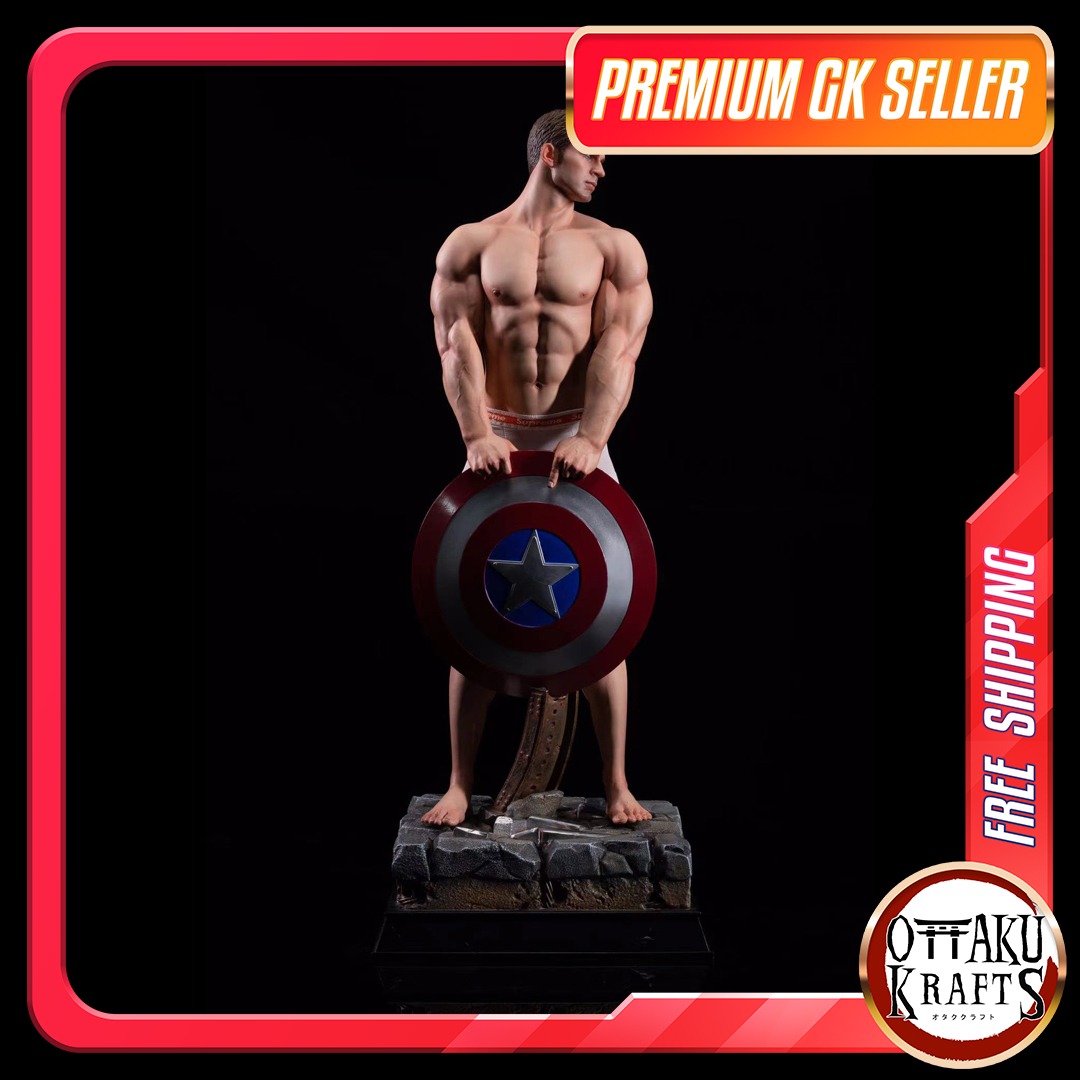 【PO】Chris Evans | NL Studio | Captain America【FREE Shipping】GK Figurine | GK Figure | GK Statue ...