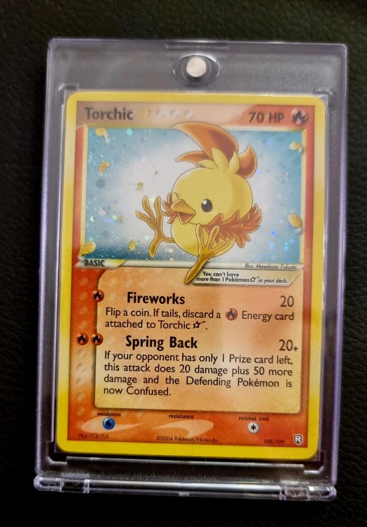 Pokemon Card 2004 Torchic Gold Star, Hobbies & Toys, Toys & Games on ...