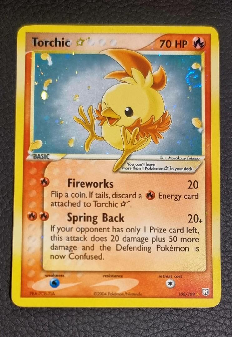 Pokemon Card 2004 Torchic Gold Star, Hobbies & Toys, Toys & Games on ...