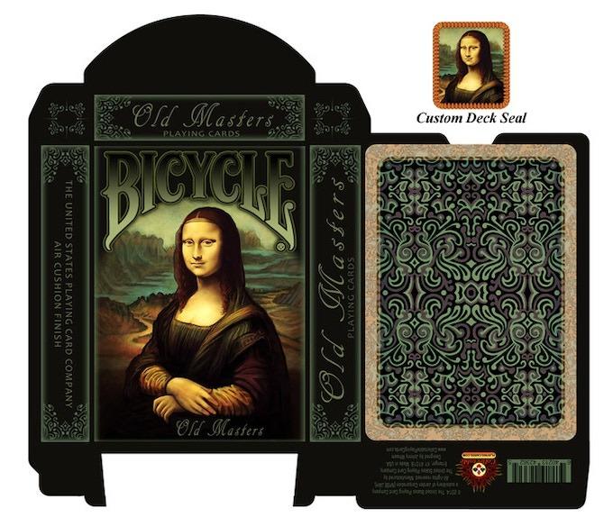 Poker Cards - Bicycle Old Masters V1 2014 edition Playing Cards, Mona ...
