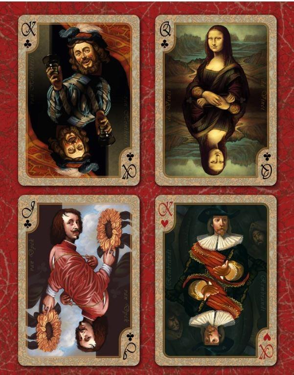 Poker Cards - Bicycle Old Masters V1 2014 edition Playing Cards, Mona ...