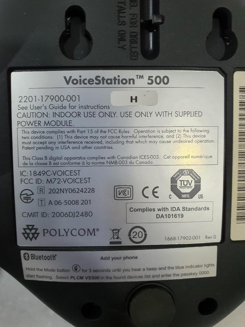 Polycom Voice Station 500, Computers & Tech, Office & Business ...