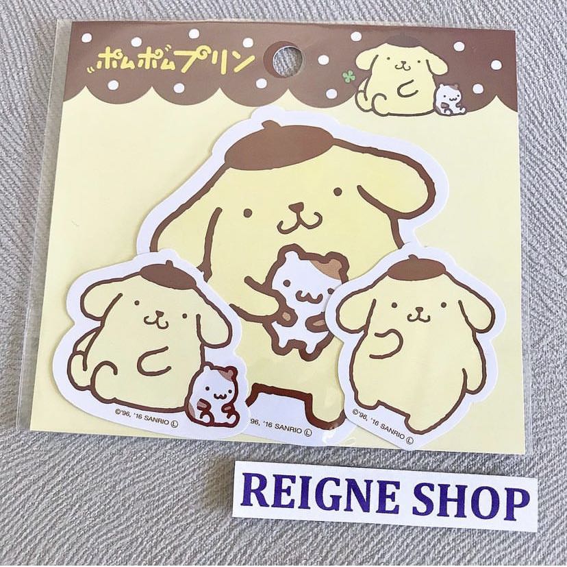 POMPOMPURIN STICKERS, Hobbies & Toys, Stationary & Craft, Other ...