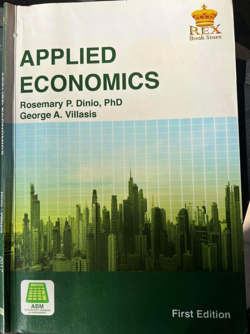 Applied Economics (First Edition) 2017 By Rosemary P. Dinio, Phd ...