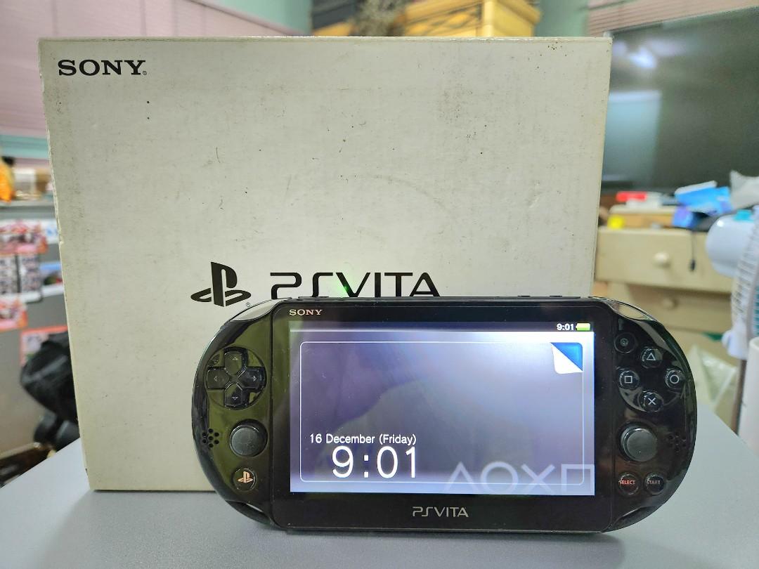 PS Vita Slim Black Playstation Vita Slim, Video Gaming, Video Game ...