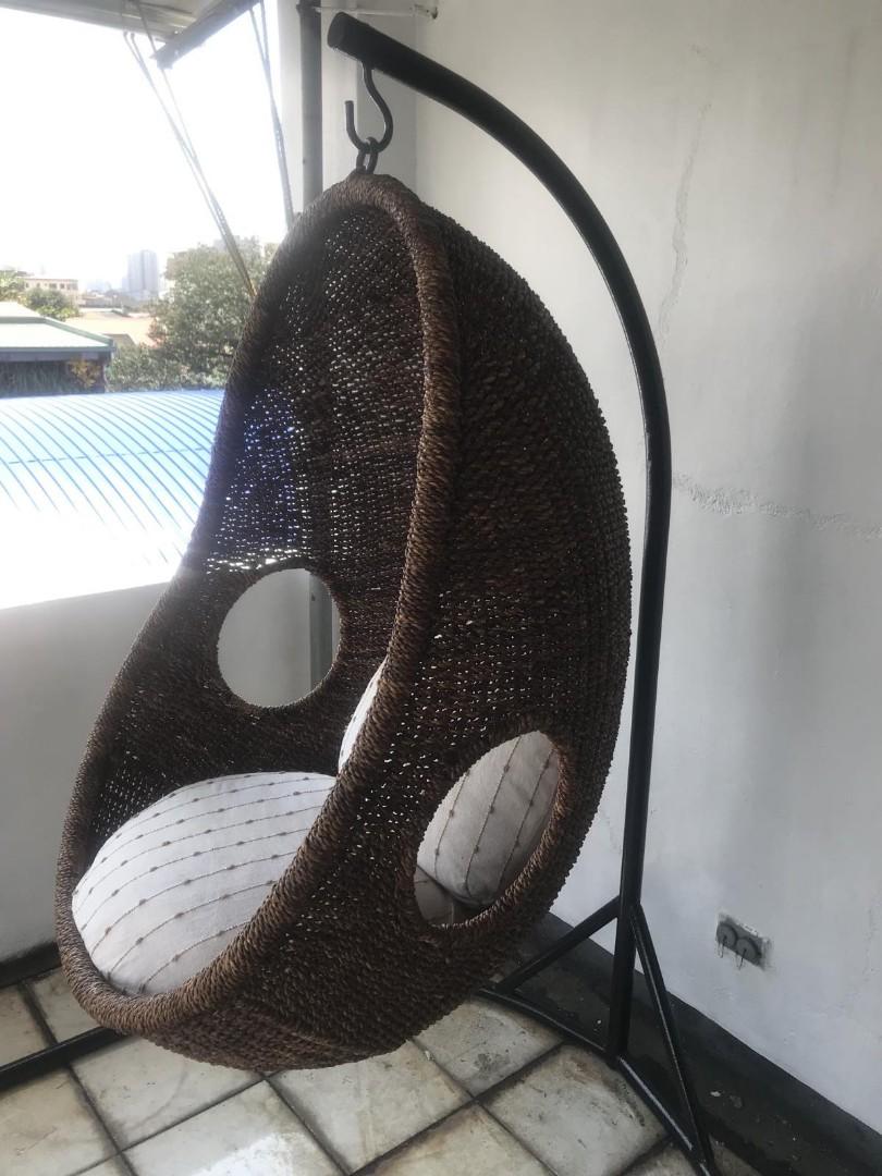 Quality Hyacinth Shell Duyan Swing Chair, Furniture & Home Living ...