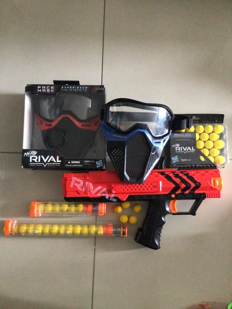 Rival Nerf gun & mask set, Hobbies & Toys, Toys & Games on Carousell