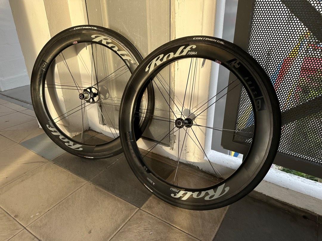 Rolf Prima Ares 6 full carbon clincher wheelset 60mm shimano sram 11 ...