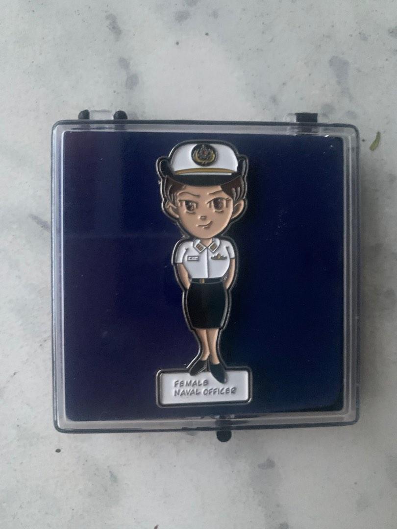 SAF 50 Female Naval Officer Pin, Hobbies & Toys, Memorabilia ...