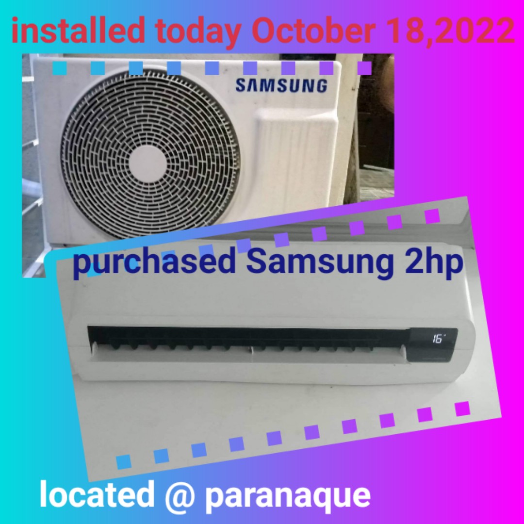 Samsung split type inverter Aircon with free installation brand new ...
