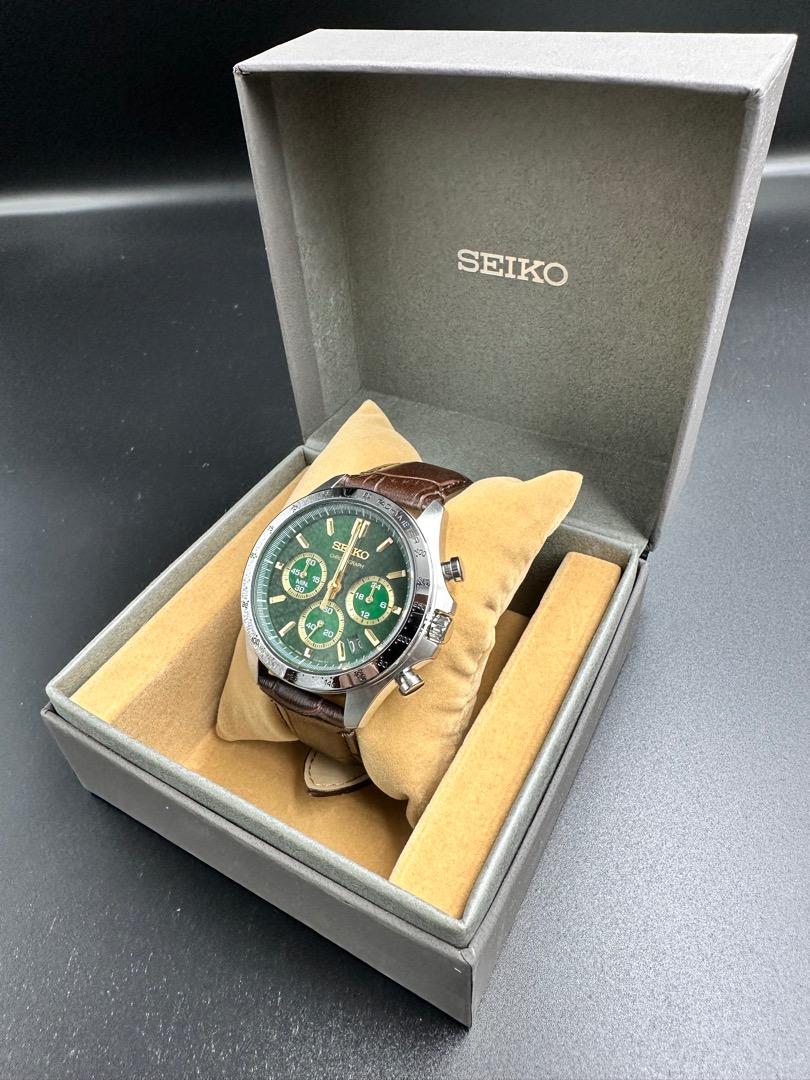 Seiko Spirit SBTR017 Quartz Chronograph, Men's Fashion, Watches ...