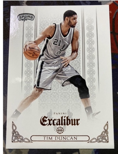 Tim Duncan NBA Card Excalibur., Hobbies & Toys, Memorabilia ...
