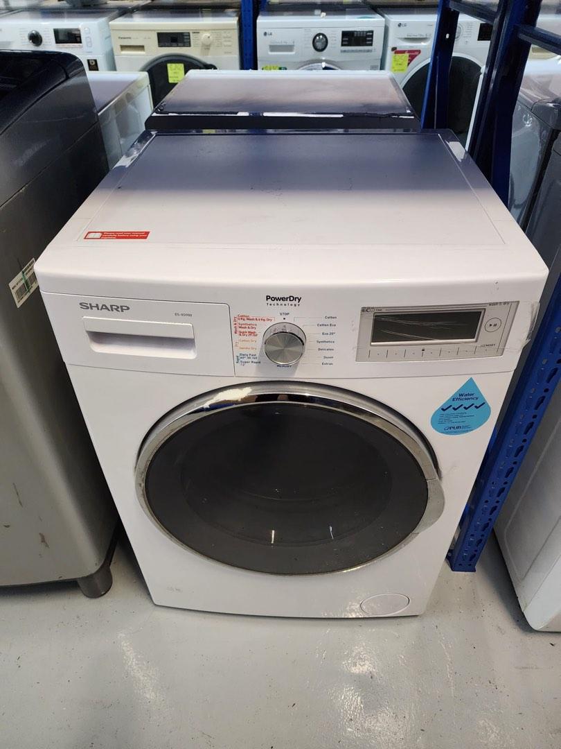 SHARP 9kg/6kg Washer/Dryer Front Load ES-VD900, TV & Home Appliances ...