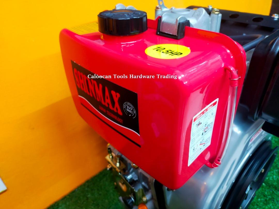 SHINMAX Air-cooled Diesel Engine 10.5HP High Speed STD with 8" AL ...