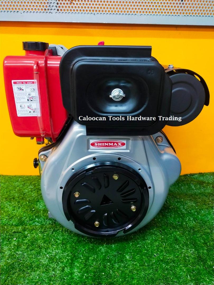 SHINMAX Air-cooled Diesel Engine 12.5HP Lower Speed STD AMTEC Certified ...
