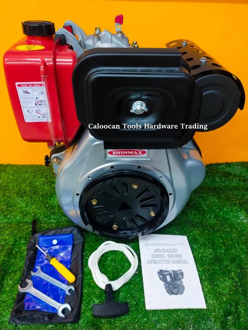 SHINMAX Air-cooled Diesel Engine 12.5HP Lower Speed STD AMTEC Certified ...
