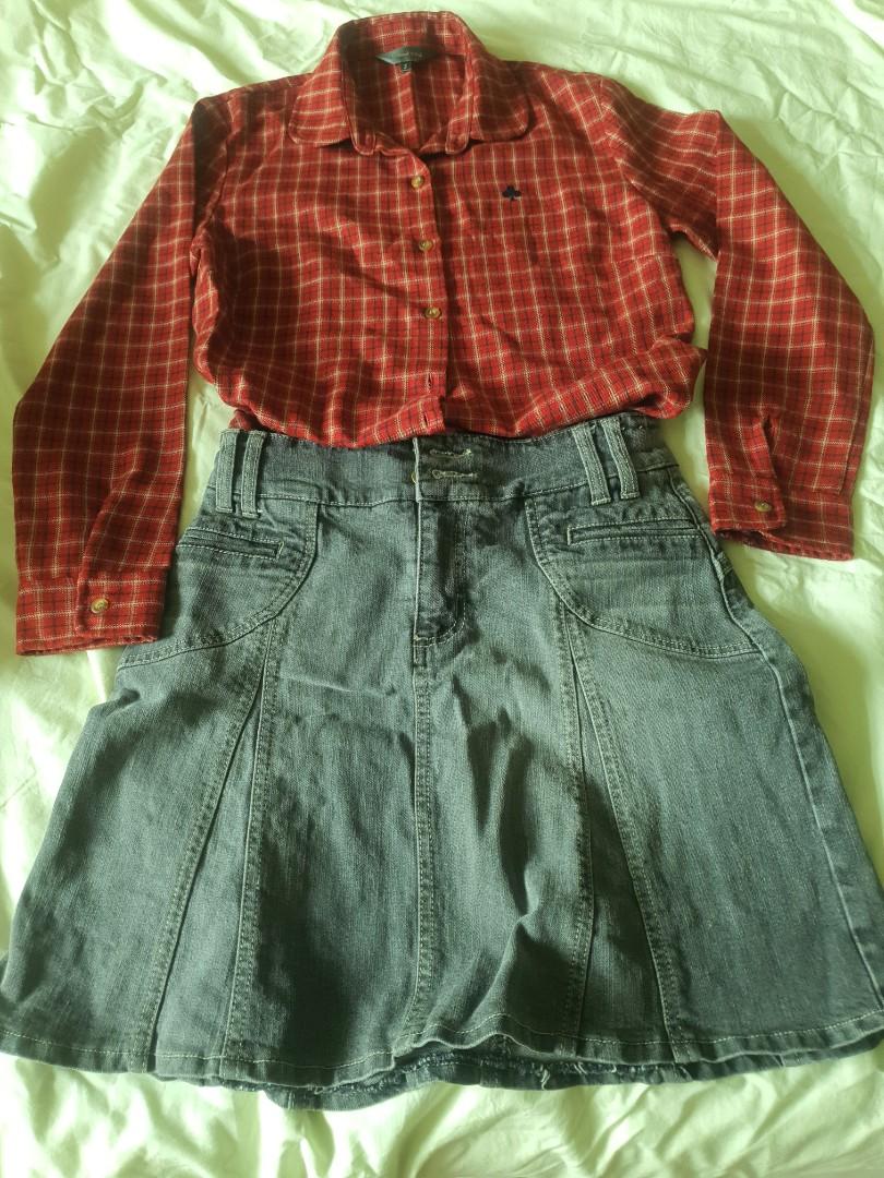 Shirt Cum Skirt Womens Fashion Dresses And Sets Sets Or Coordinates On Carousell