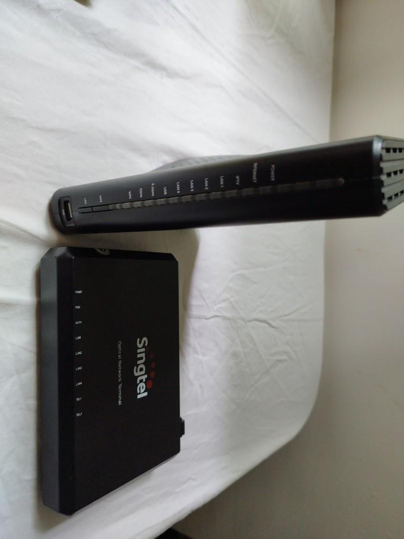 Singtel wifi router and modem, TV & Home Appliances, Other Home ...