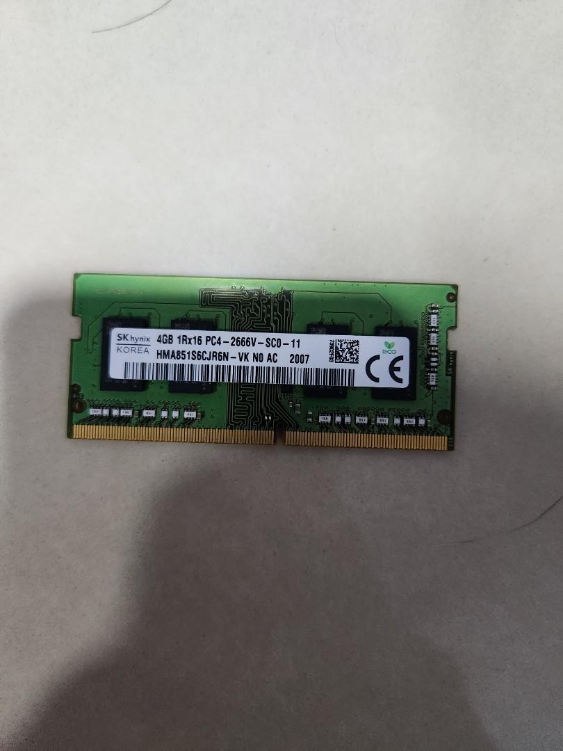 SK hynix KOREA DDR4 2666 4GB, Computers & Tech, Parts & Accessories ...