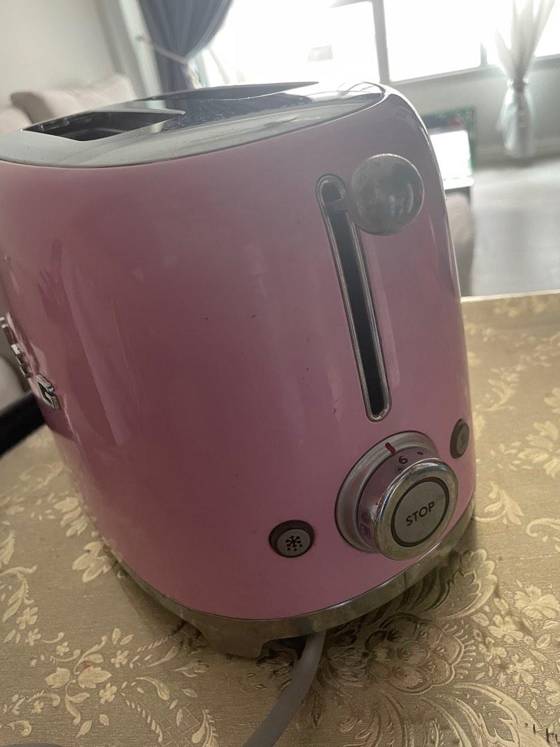 Smeg Pink Toaster, TV & Home Appliances, Kitchen Appliances, Ovens & Toasters on Carousell
