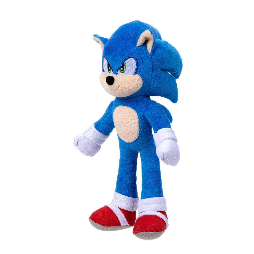 Sonic 2 the Hedgehog 9-inch Soft Plush Toy, Tails, Sonic, & Knuckles ...