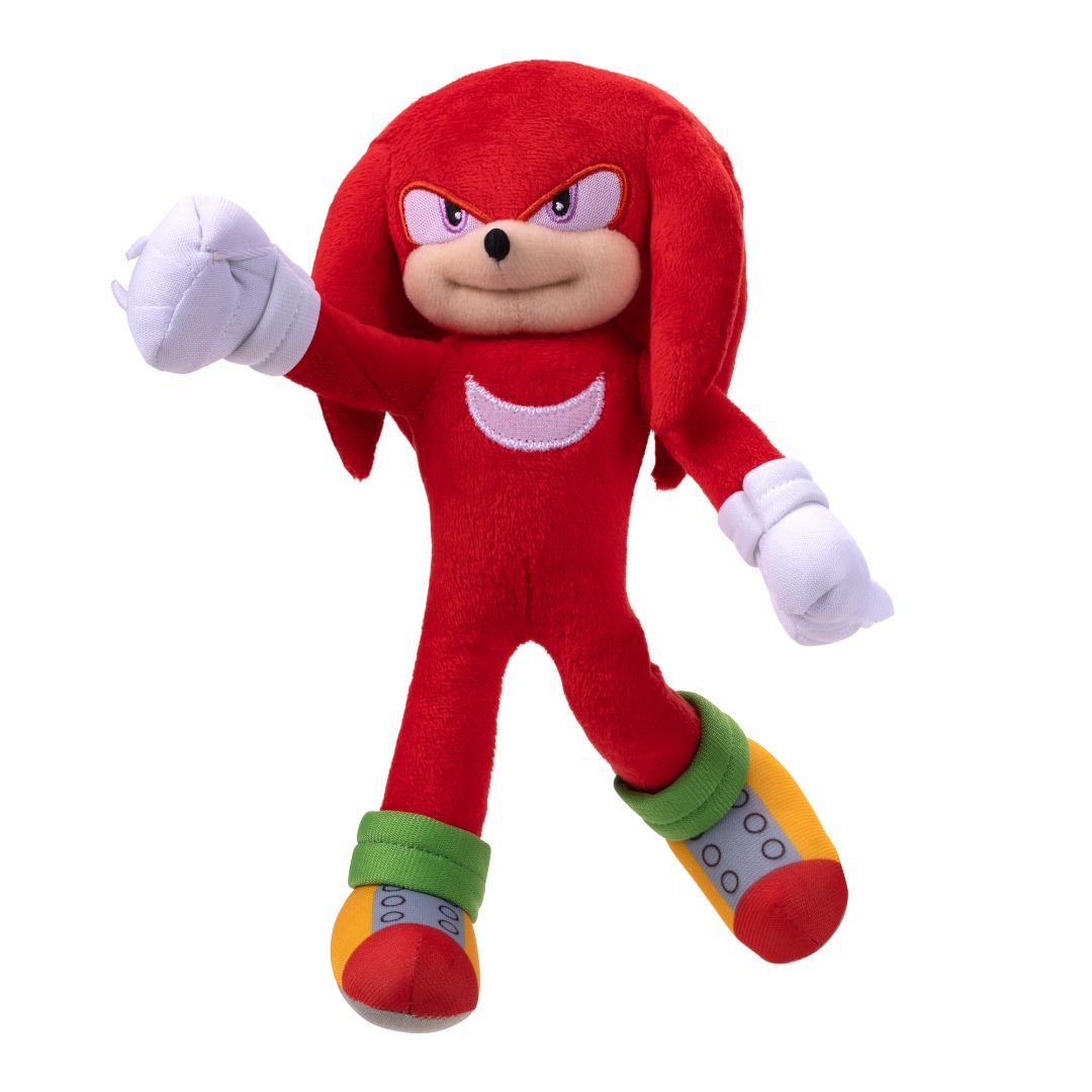 Sonic 2 the Hedgehog 9-inch Soft Plush Toy, Tails, Sonic, & Knuckles ...