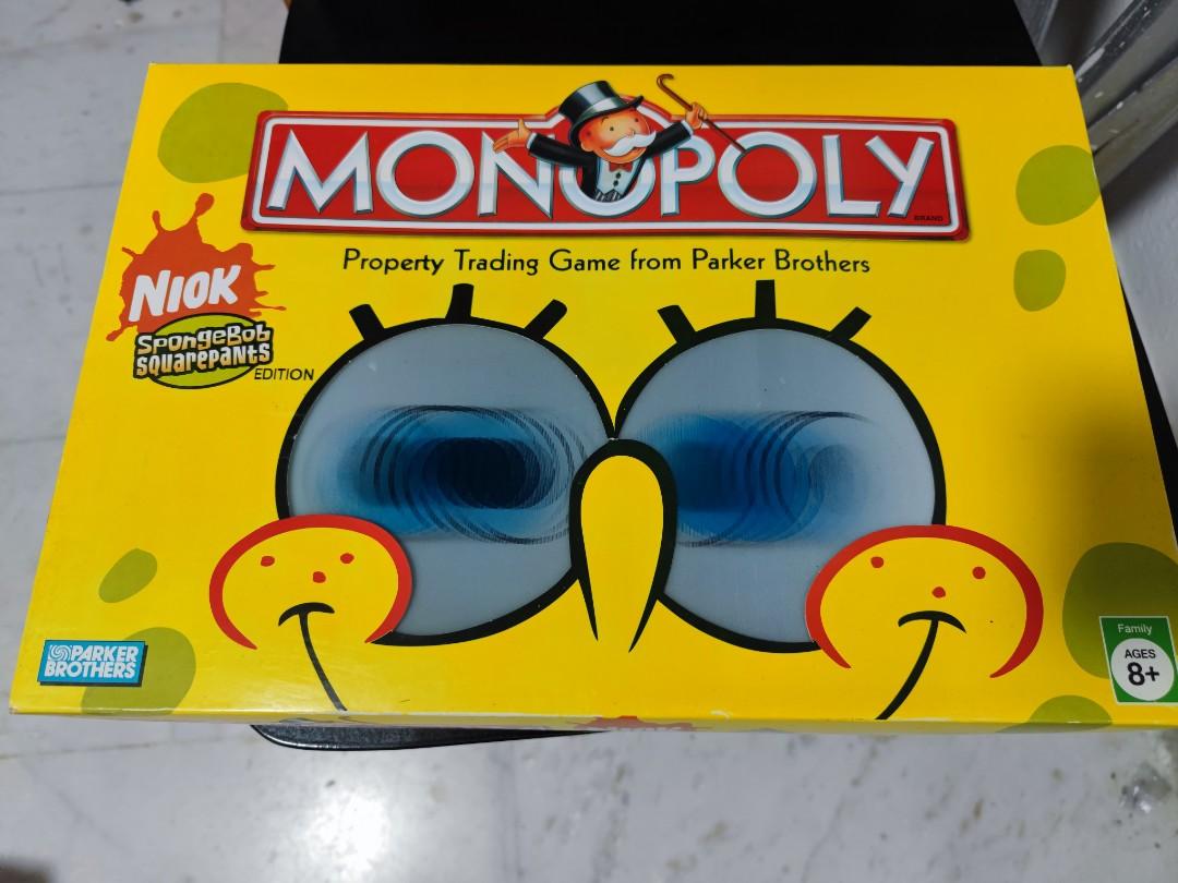 SpongeBob Monopoly, Hobbies & Toys, Toys & Games on Carousell