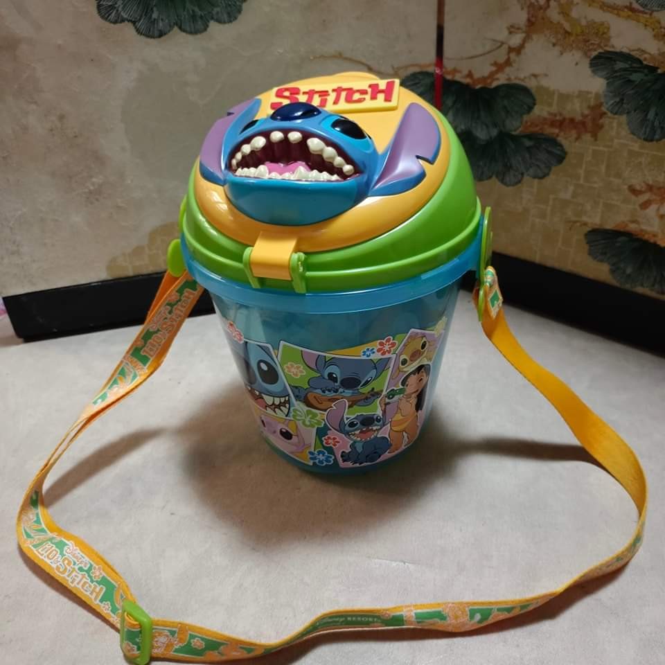 Stitch popcorn bucket, Hobbies & Toys, Toys & Games on Carousell