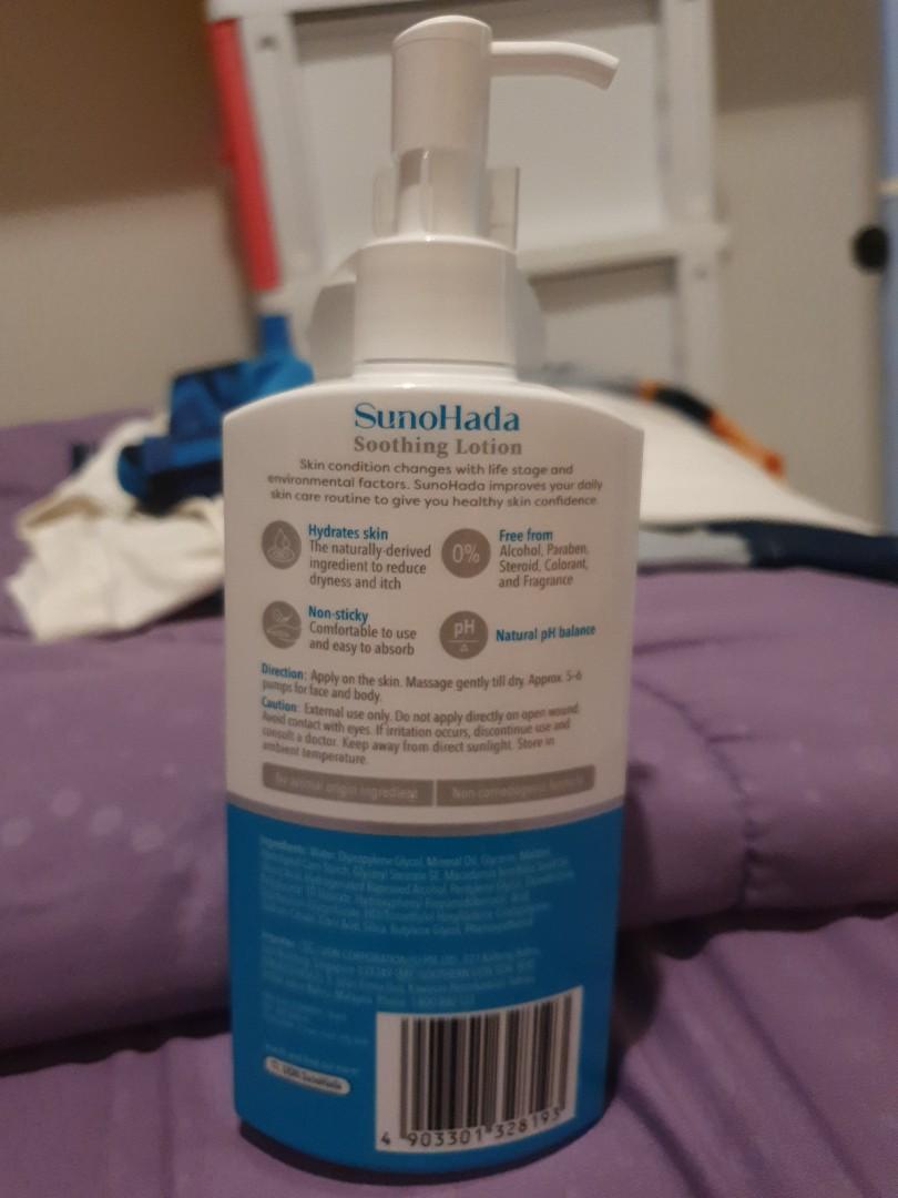 SunoHada soothing lotion, Beauty & Personal Care, Bath & Body, Body ...