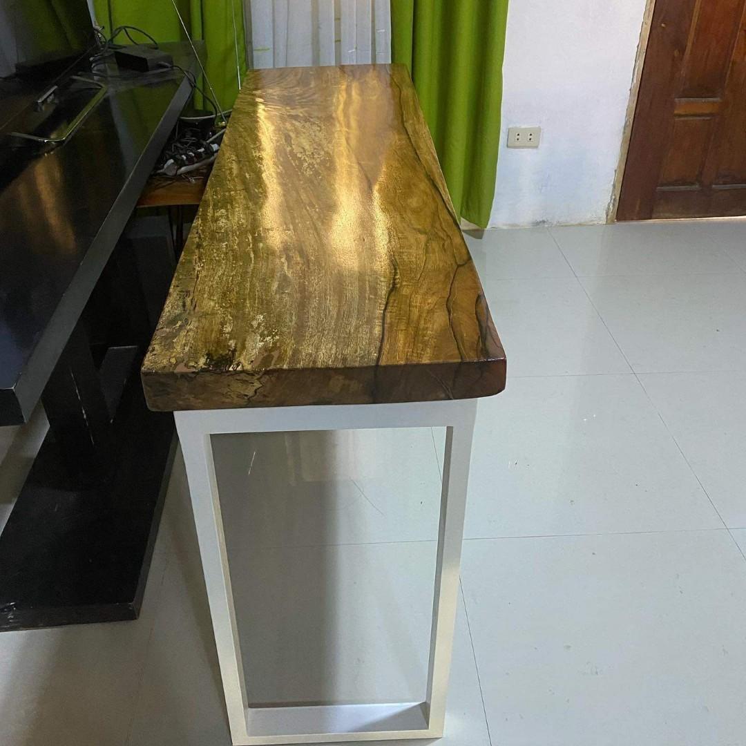 Table/Console Table/Condo Dining Table Mangga Solid Wood, Furniture ...